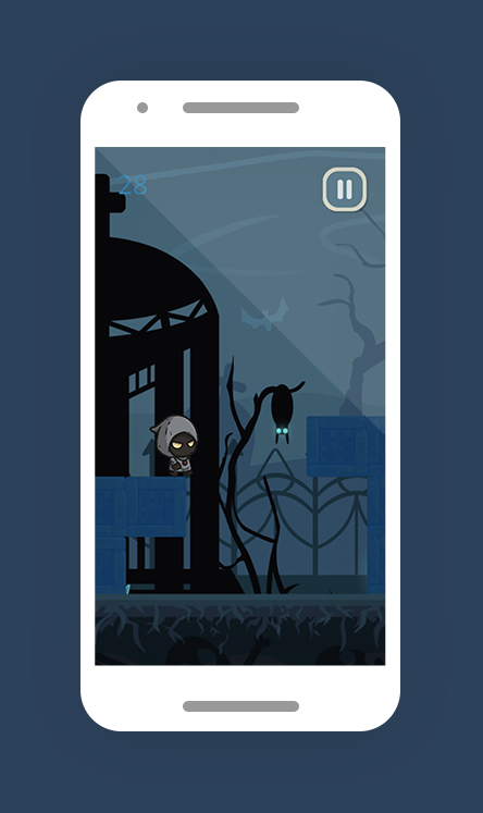 GHOST CEMETERY WITH ADMOB - ANDROID STUDIO & ECLIPSE FILE by Bosscadexgames